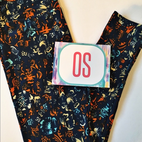 LuLaRoe | Pants & Jumpsuits | New Os Lularoe Leggings Deep Teal Blue ...